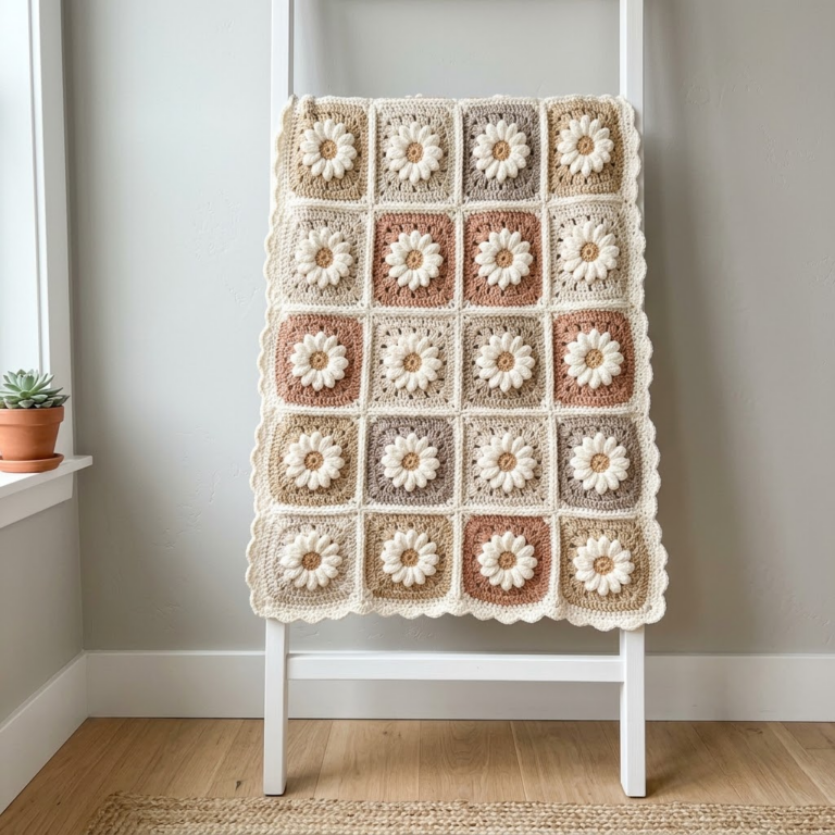 Rainbow Pastel Heart Granny Square Blanket Free Crochet Pattern - 11Crochet